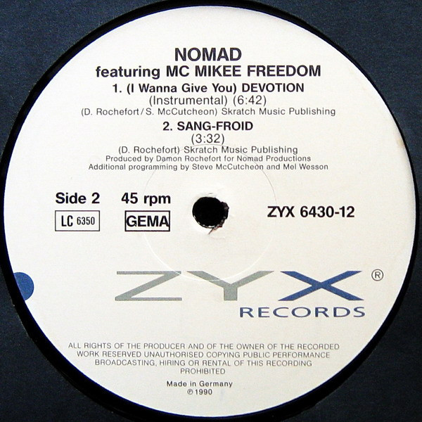 Nomad Featuring MC Mikee Freedom – (I Wanna Give You) Devotion 12 ...