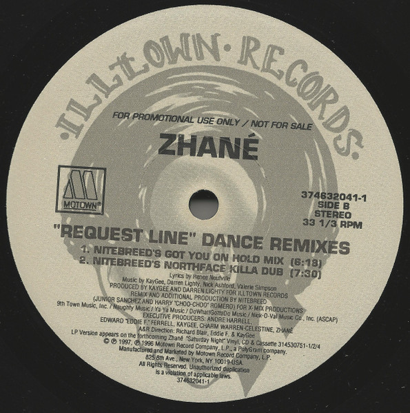 Zhané – Request Line (Dance Remixes) 12" - Curto Vinil - Loja de Discos ...