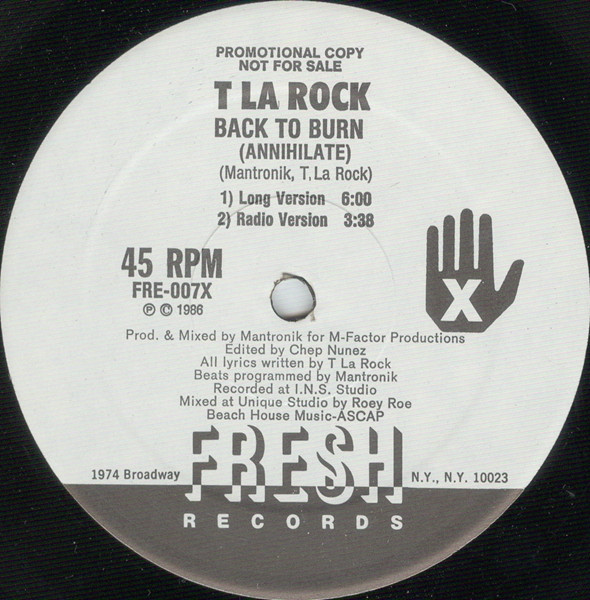 T La Rock – Back To Burn (Annihilate) 12" - Curto Vinil - Loja de ...
