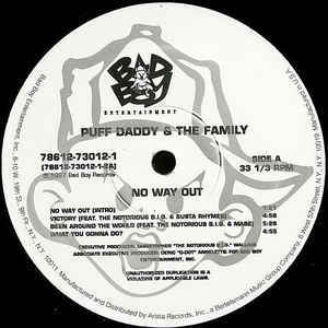 Puff Daddy & The Family ‎– No Way Out DUPLO 12" - Curto Vinil - Loja de ...