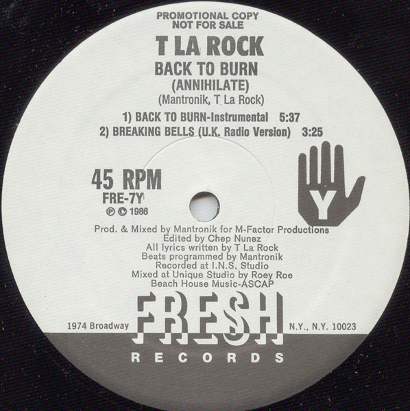 T La Rock – Back To Burn (Annihilate) 12" - Curto Vinil - Loja de ...