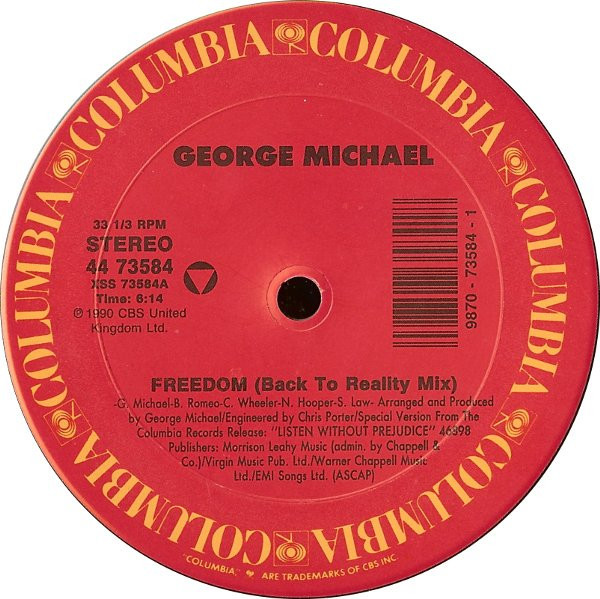 George Michael – Freedom 12" - Curto Vinil - Loja de Discos de Vinil
