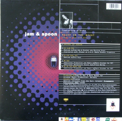 Jam & Spoon Featuring Plavka – Right In The Night (Fall In Love With ...