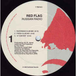 Disco Vinil Red Flag ‎– Russian Radio 12" - Curto Vinil - Loja de Discos de Vinil