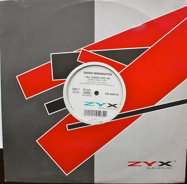 Sarah Washington – I Will Always Love You 12" - Curto Vinil - Loja de ...