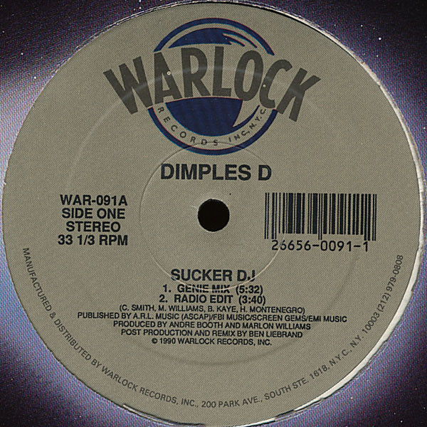 Dimples D – Sucker DJ 12" - Curto Vinil - Loja de Discos de Vinil