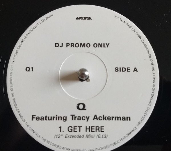 Q Featuring Tracy Ackerman – Get Here (PROMO COPY) 12" - Curto Vinil ...