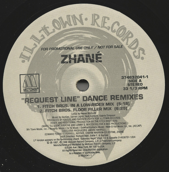Zhané – Request Line (Dance Remixes) 12" - Curto Vinil - Loja de Discos ...
