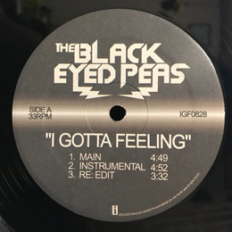 Black Eyed Peas – I Gotta Feelin' (Promo Copy) 12" MUITO RARO!! - Curto ...