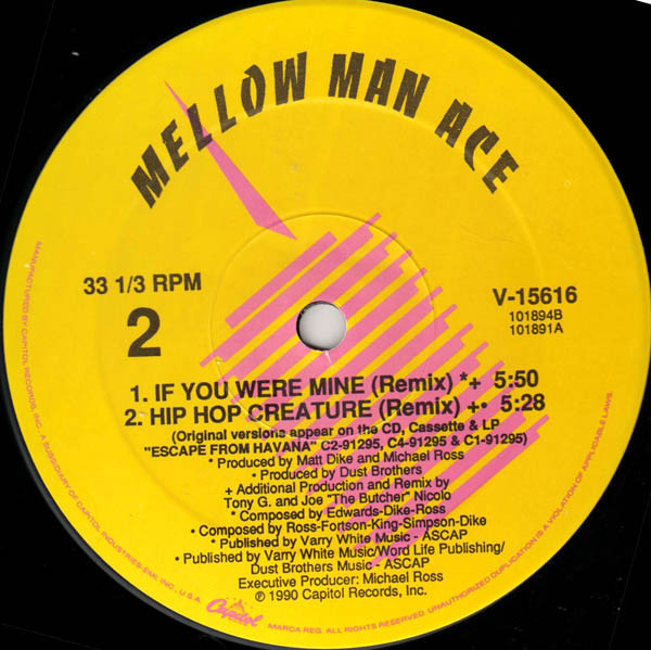 Mellow Man Ace – If You Were Mine 12" - Curto Vinil - Loja de Discos de ...