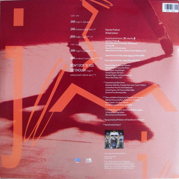 Michael Jackson – Jam 12" - Curto Vinil - Loja de Discos de Vinil