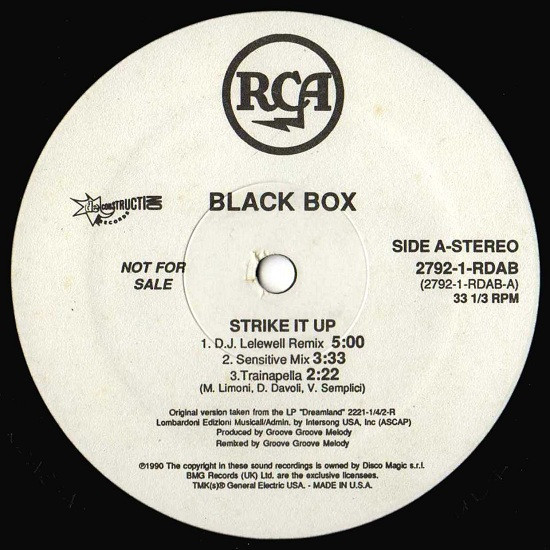 Black Box – Strike It Up (Promo Copy) 12" - Curto Vinil - Loja de ...
