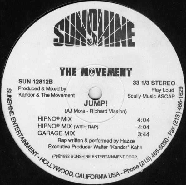 The Movement – Jump! 12" - Curto Vinil - Loja de Discos de Vinil