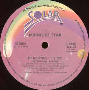 Midnight Star ‎– Headlines 12" - Curto Vinil - Loja de Discos de Vinil