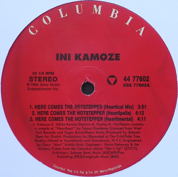 Ini Kamoze – Here Comes The Hotstepper 12" - Curto Vinil - Loja de ...