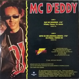 MC D'Eddy – Rap Do Romário / Jeito de Ser (Menina) Remix (PROMO COPY ...