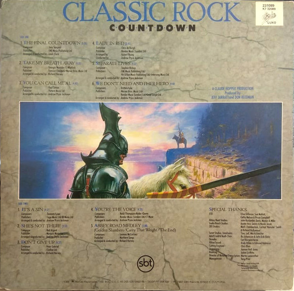 The London Symphony Orchestra ‎– Classic Rock Countdown LP - Curto ...