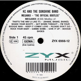 KC And The Sunshine Band – Megamix - "The Official Bootleg" 12" - Curto ...