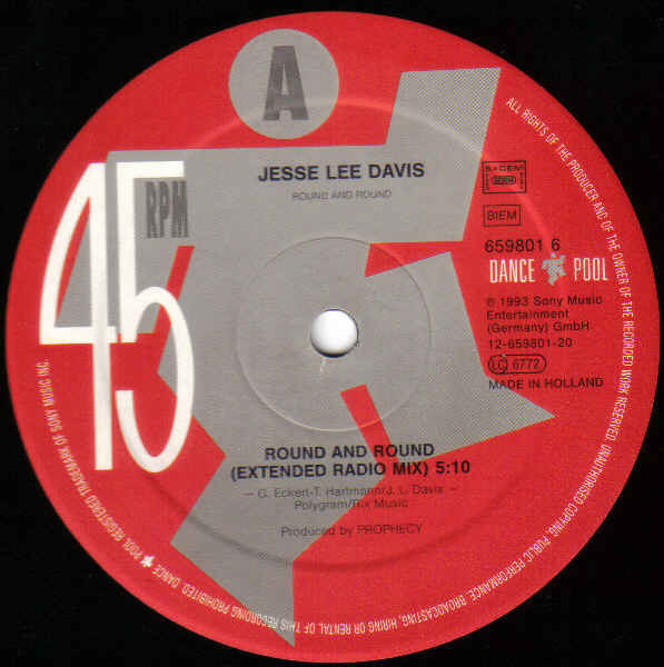 Jesse Lee Davis – Round And Round 12" - Curto Vinil - Loja de Discos de ...