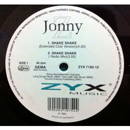 Jonny Z – Shake Shake 12" - Curto Vinil - Loja de Discos de Vinil