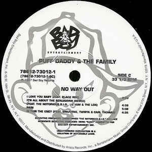 Puff Daddy & The Family ‎– No Way Out DUPLO 12" - Curto Vinil - Loja de ...