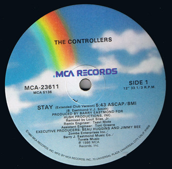 Controllers ‎– Stay 12" - Curto Vinil - Loja de Discos de Vinil