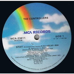 Controllers ‎– Stay 12" - Curto Vinil - Loja de Discos de Vinil