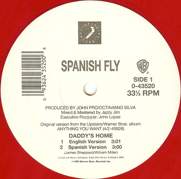 Spanish Fly – Daddy's Home 12" - Curto Vinil - Loja de Discos de Vinil